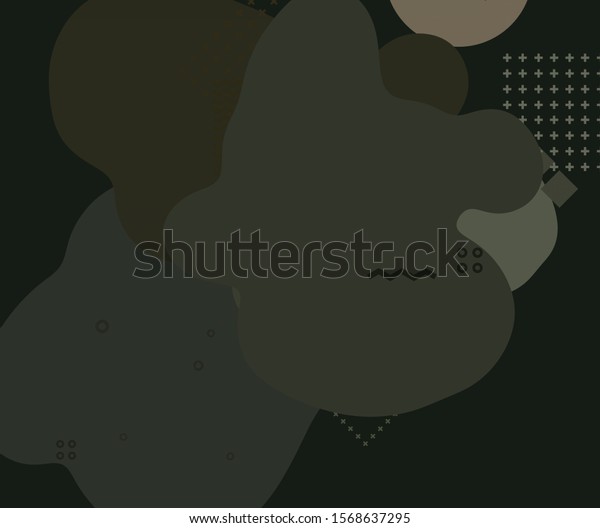 Low Detail Solid Color Globular Shape Stock Illustration 1568637295 ...