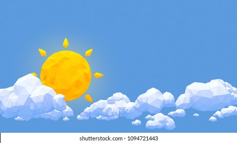 Sun low poly 6,913 รายการ ภาพ ภาพสต็อกและเวกเตอร์ | Shutterstock