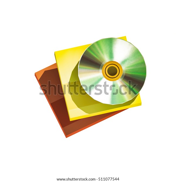 Low Poly Cd Isolated On White Stock Illustration 511077544 | Shutterstock