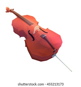 Low Poly Cello Stock Illustration 455693314 | Shutterstock
