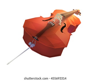 Low Poly Cello Stock Illustration 455693314 | Shutterstock