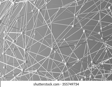 Low Poly Wire Construction Concept Concepts Stock Illustration ...