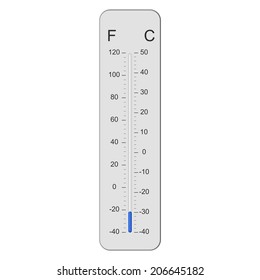 Very Low Temperature Stock Illustration 206645179