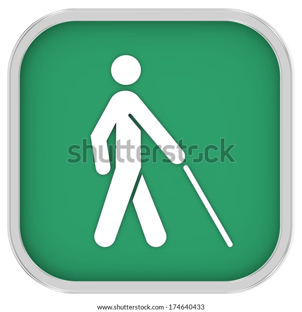 Low Vision Access Sign On White Stock Illustration 174640433 | Shutterstock