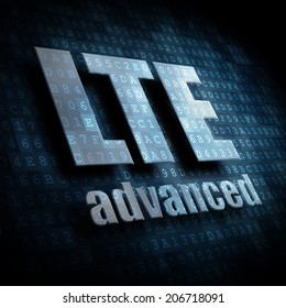 Lte Advanced Stock Illustration 206718091 | Shutterstock