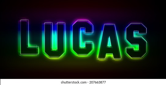 Pull Push Neon Sign Information Warning Stock Vector (Royalty Free ...