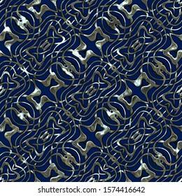 Luxury Regal Seamless Pattern Silver Mesh Stock Illustration 1574416642 ...