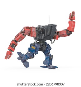 Machine Running Fast White Background Side Stock Illustration ...