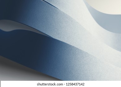 Macro Image Blue Curved Elements Abstract Stock Illustration 1258437142 ...