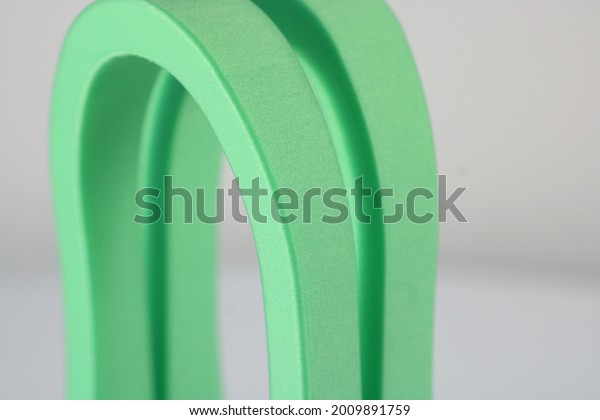 Macro Shot 3d Printed Layer Lines Stock Illustration 2009891759 ...