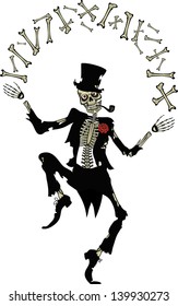 Mad Skeleton Stock Vector (Royalty Free) 17908765 | Shutterstock