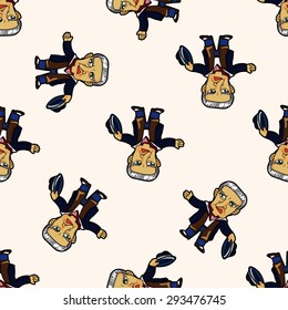 Mafia Cartoon Seamless Pattern Background Stock Illustration 293476745 ...
