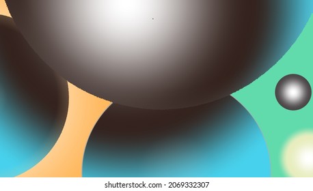 Magic Ball Gradient Background 3d Rendering Stock Illustration ...