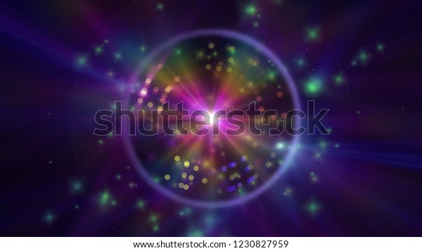 Magic Ball Particle Space Stock Illustration 1230827959 | Shutterstock