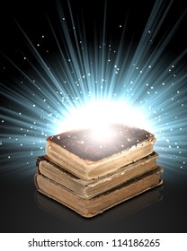 930 Magic coming out of book Images, Stock Photos & Vectors | Shutterstock