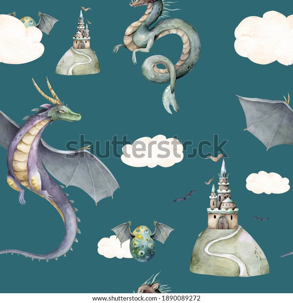 Magic Cute Baby Seamless Pattern Girls Stock Illustration 1890089272 ...