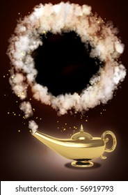 Magic Lamp Stock Illustration 56919793 | Shutterstock