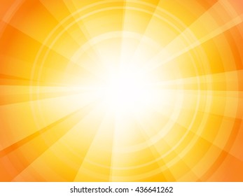 Magic Orange Sunburst Background Rays Stock Illustration 436641262 ...