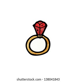 Magic Ruby Ring Cartoon Stock Illustration 138041843 | Shutterstock