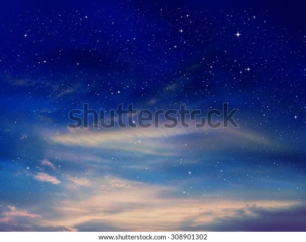 Magic Sky Background Stars Stock Illustration 308901302 | Shutterstock