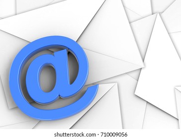 Mail 3d Stock Illustration 710009056 | Shutterstock