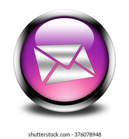 Mail Button Isolated Stock Illustration 376078948 | Shutterstock