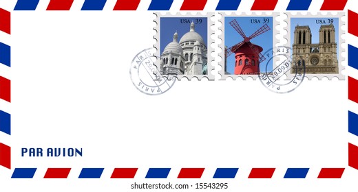 396 France air mail Images, Stock Photos & Vectors | Shutterstock