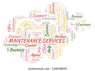 Services Concept Word Cloud Stock Illustration 1250883712 | Shutterstock