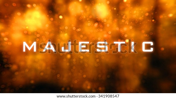 Majestic Word Stock Illustration 341908547