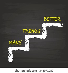 Make Things Better Improvement Concept Stock Illustration 346971089 ...