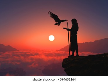 Man Bird3d Render Stock Illustration 594651164 | Shutterstock