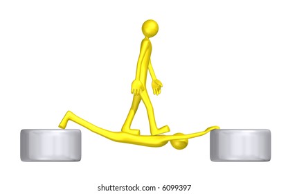 Man Bridge Role Stock Illustration 6099397 | Shutterstock