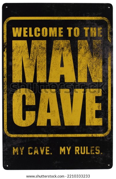 Man Cave Theme Printable Image Stock Illustration 2210333233 | Shutterstock