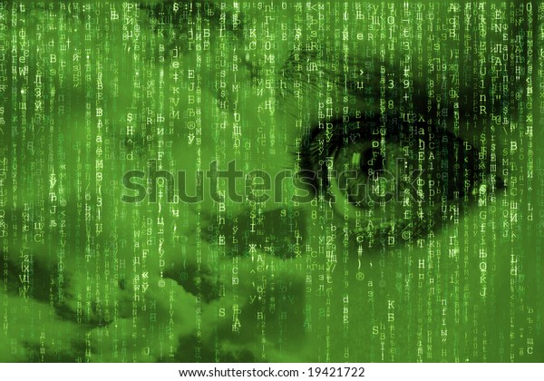 Man Eye Matrix Texture Stock Illustration 19421722 | Shutterstock