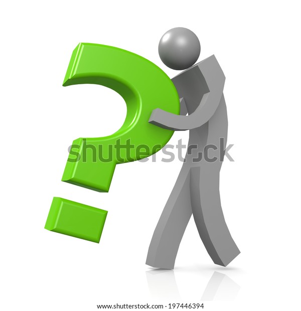 Man Green Question Mark Stock Illustration 197446394 | Shutterstock