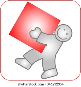 Man Icon Pointer Stock Illustration 346232354 | Shutterstock