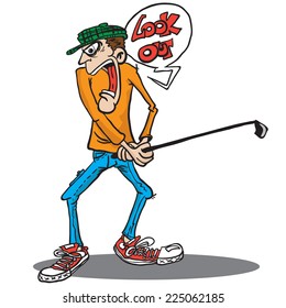 46 Screaming golf ball Stock Illustrations, Images & Vectors | Shutterstock