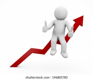 3d People Man Person Arrow Concept 库存插图 132002099 | Shutterstock