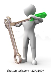 Man Tools Maintenance 3d Stock Illustration 22731079 | Shutterstock