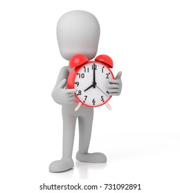 3d Man Clock 3d Rendering 스톡 일러스트 1104140891 | Shutterstock