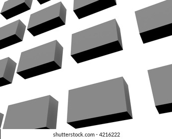 Many Box 3d Stock Illustration 4216222 | Shutterstock