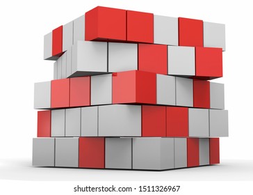 Many Cubes One Cube 3d Stock Illustration 1511326967 | Shutterstock