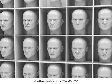 1,928 Many Same People Images, Stock Photos & Vectors | Shutterstock