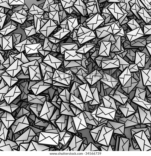 Many Small 3d Email Message Symbols 库存插图 34566739 | Shutterstock