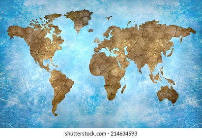 Creative World Map Stock Illustration 1300027561 | Shutterstock