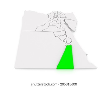 Map Aswan Egypt 3d Stock Illustration 205813600 | Shutterstock
