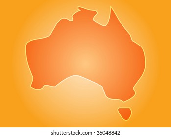 Map Australia Abstract Graphical Design Illustration Stock Vector ...