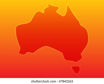 Map Australia Abstract Graphical Design Illustration Stock Vector ...