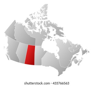 Canada Map Russian Federation Flag Colors: เวกเตอร์สต็อก (ปลอดค่า ...