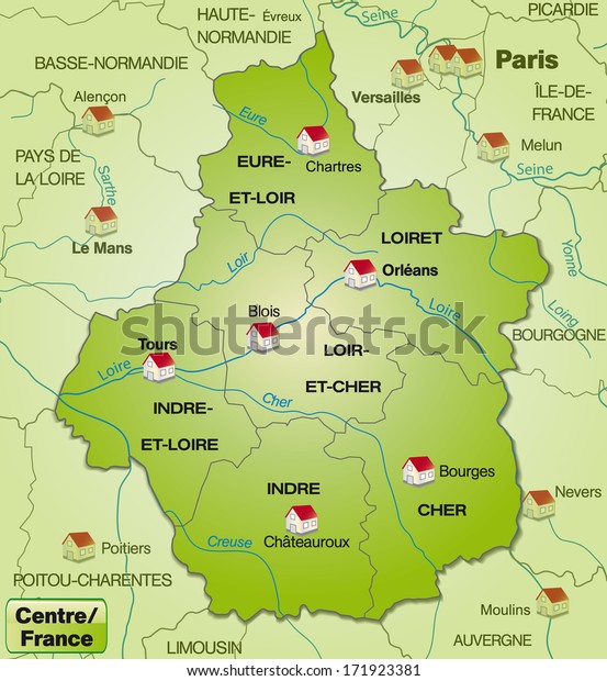 Map Center Borders Green Stock Illustration 171923381 | Shutterstock